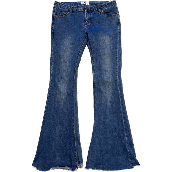 AC for AG | Jeans | Ac For Ag Medium Wash Flare Raw Hem Jeans Size 3 ...